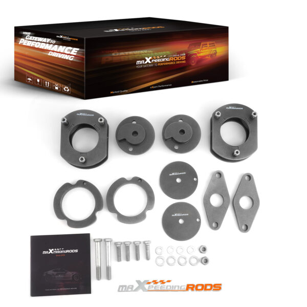 MAXSPEEDINGRODS Suspension Lift Kit 2.5″ Front 0.5″ Rear compatible for ...